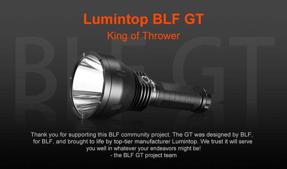 BLF GT XHP35 HI 2000 Lumens 2000mThrower Flashlight – Nealsgadgets