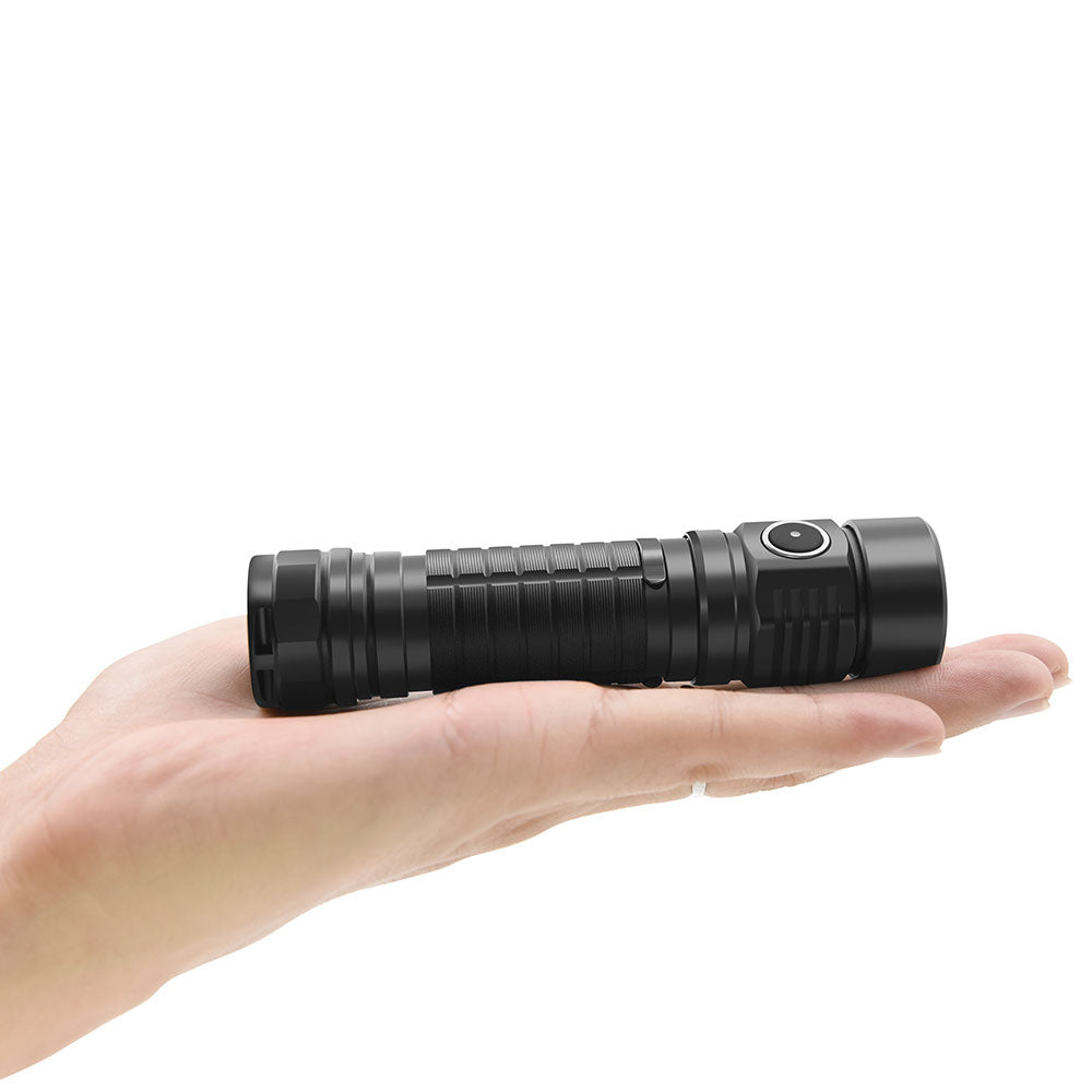 Rofis MR30 USB rechargeable flashlight CREE XHP35 HI max 1600 lumen be ...